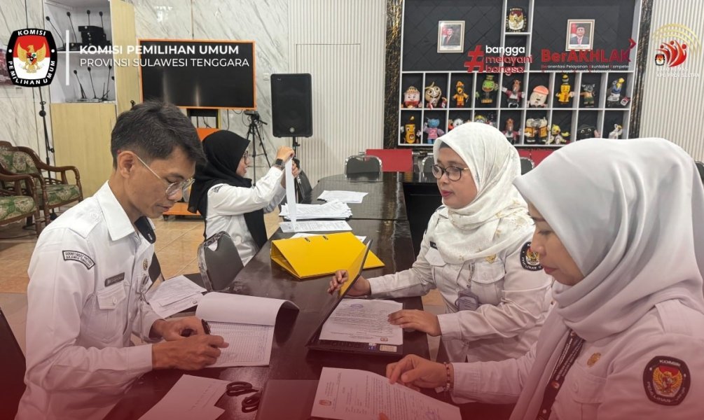 KPU SULTRA - inventarisasi BMN lingkup KPU Provinsi Sulawesi Tenggara.